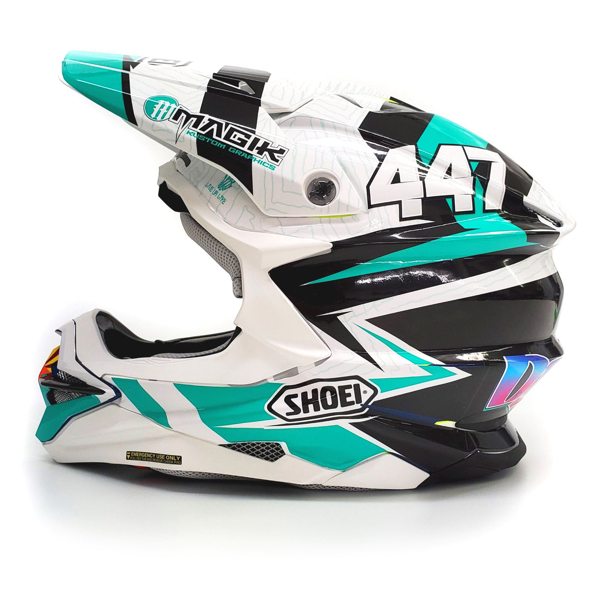 DR 447 Helmet Graphic Kit – Magik Graphics