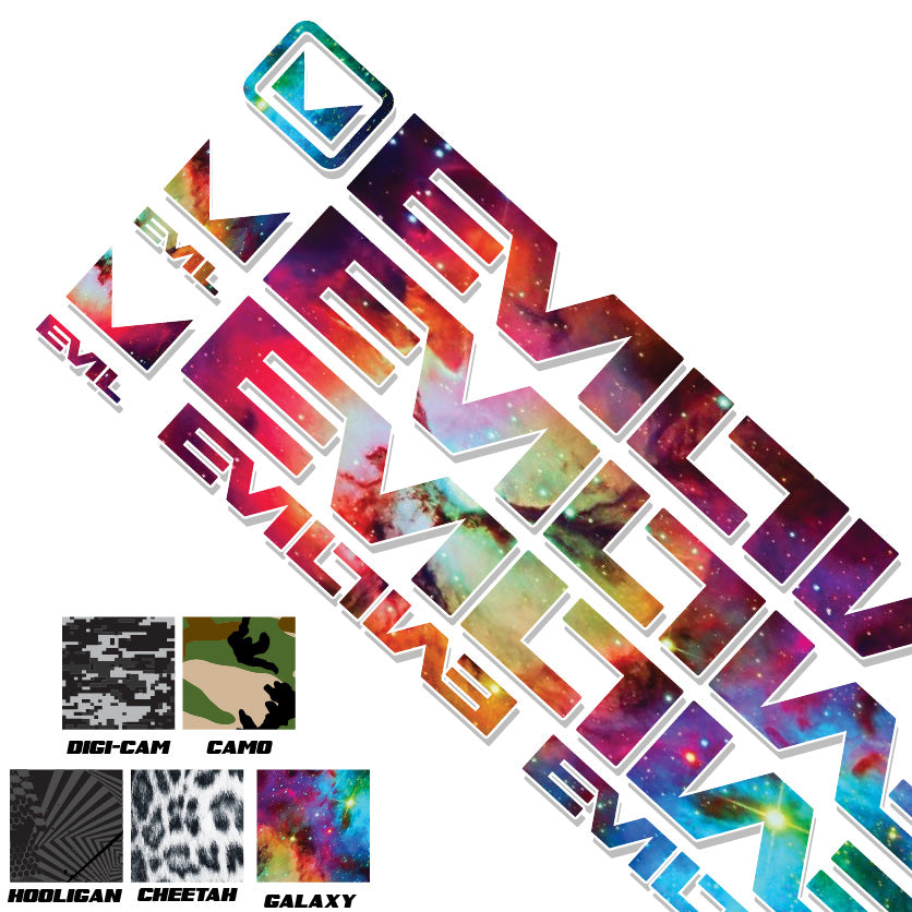 Evil Bike Frame Pattern Decal Set – Magik Graphics