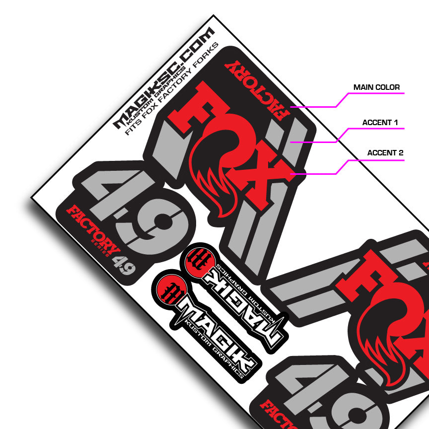 49 Factory Fork Tube Kit – Magik Graphics