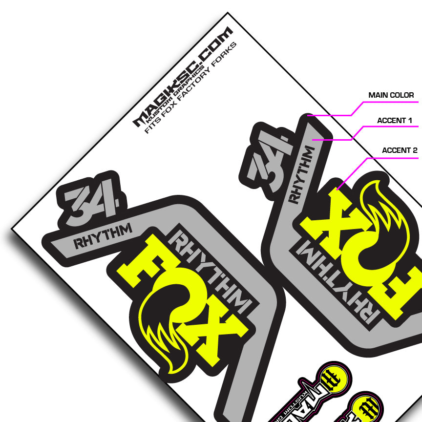 34 Rhythm Fork Tube Kit – Magik Graphics