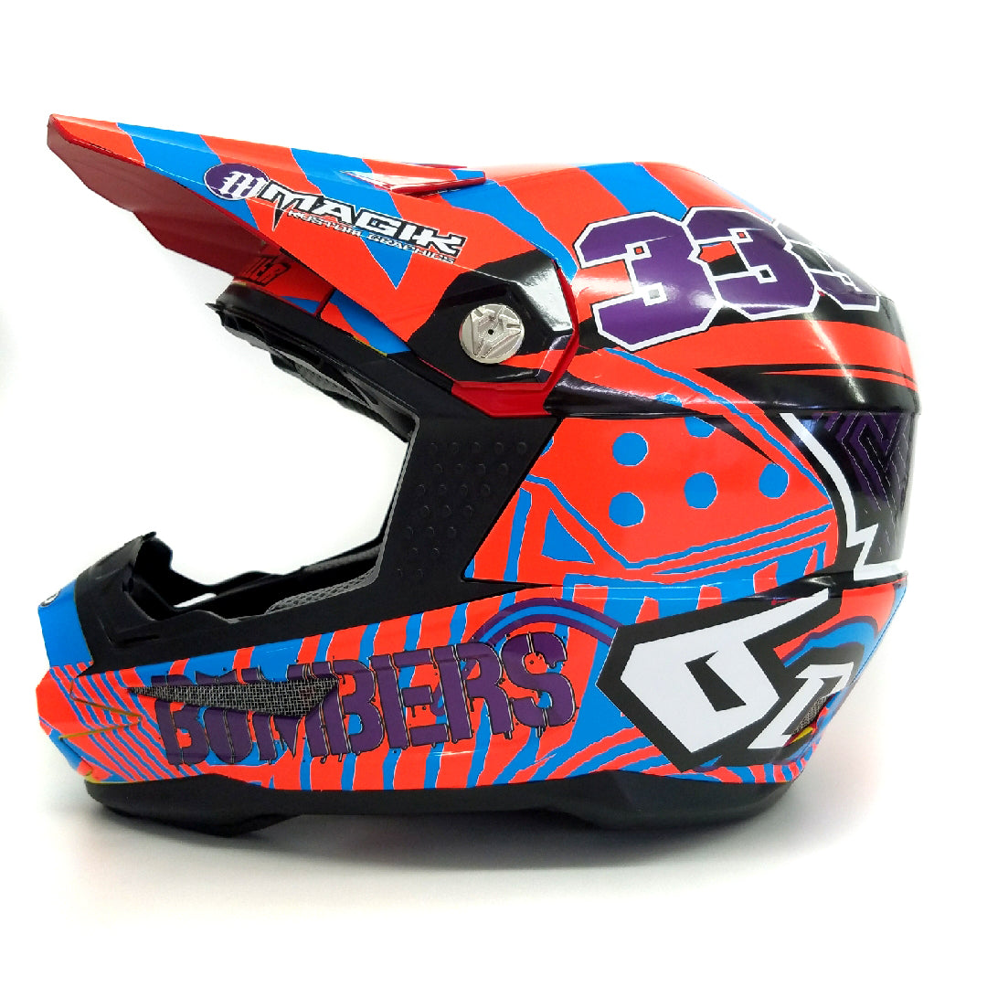 Looney Helmet Graphic Kit – Magik Graphics