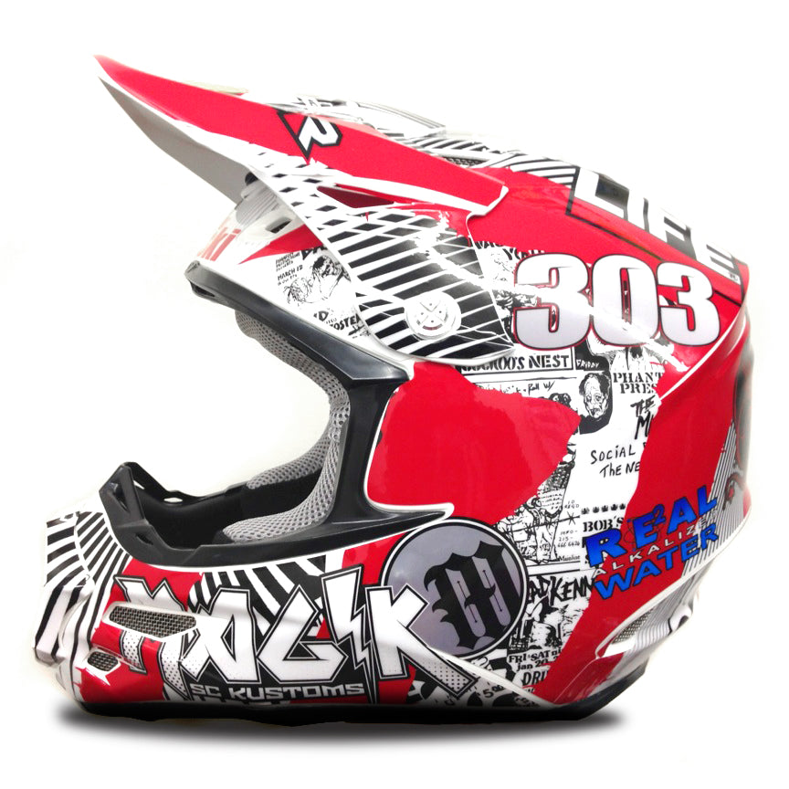 Punker Helmet Graphic Kit – Magik Graphics