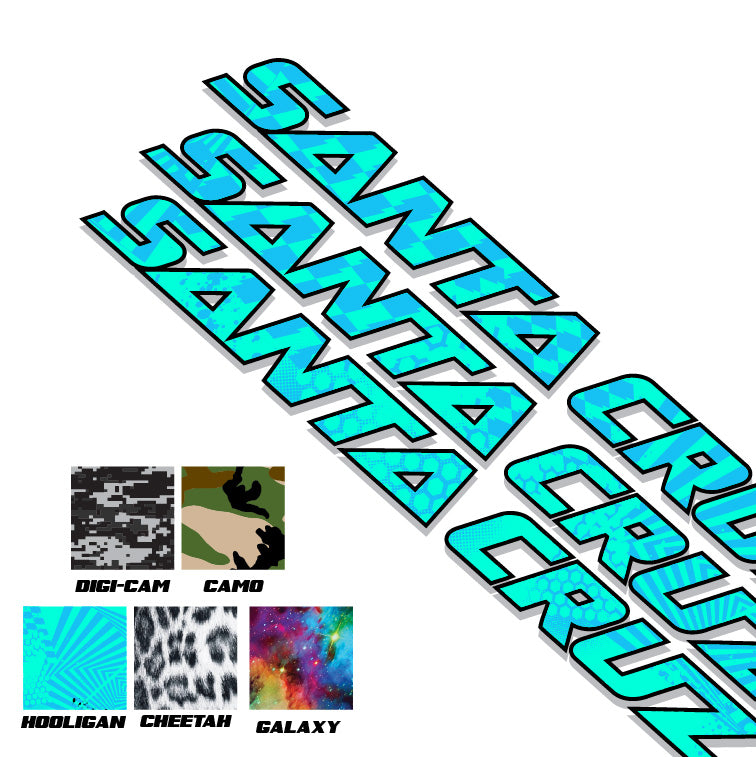 Santa Cruz Frame Pattern Decal Set – Magik Graphics