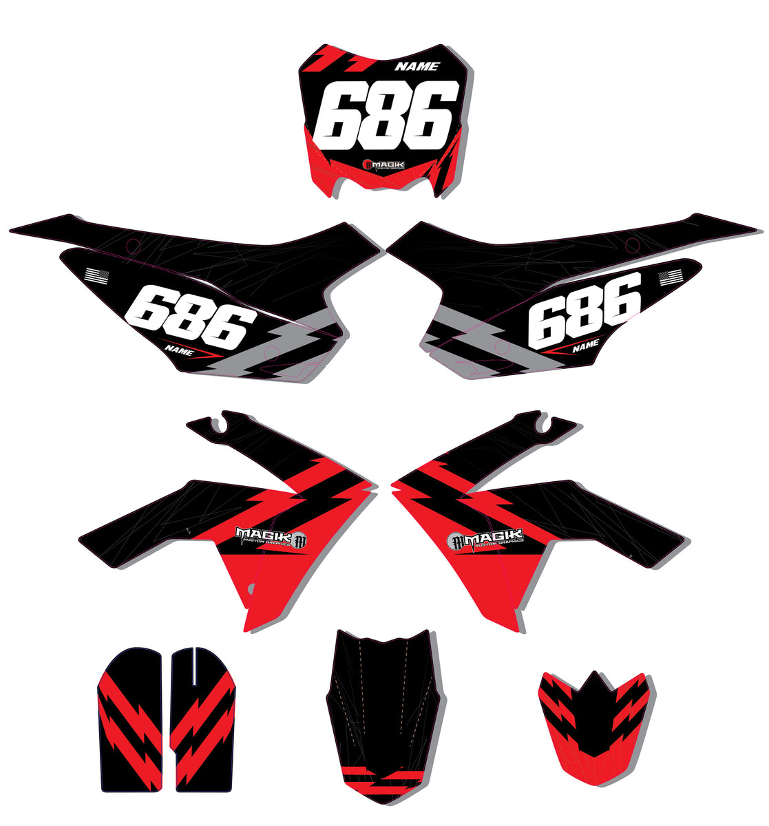 Full bike kit – Magik Graphics