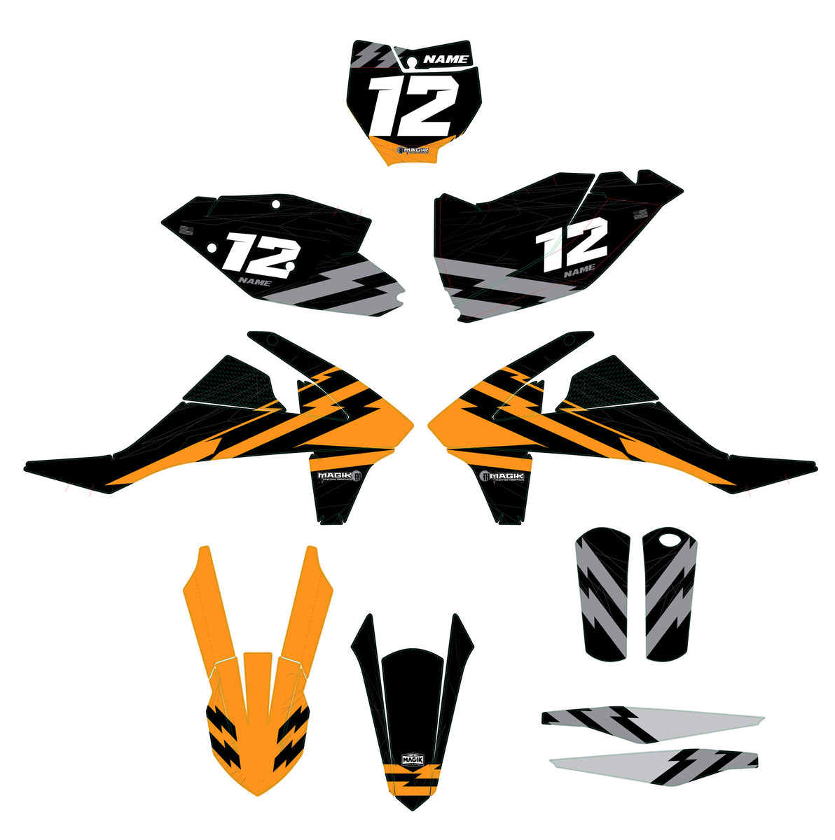 Full bike kit – Magik Graphics