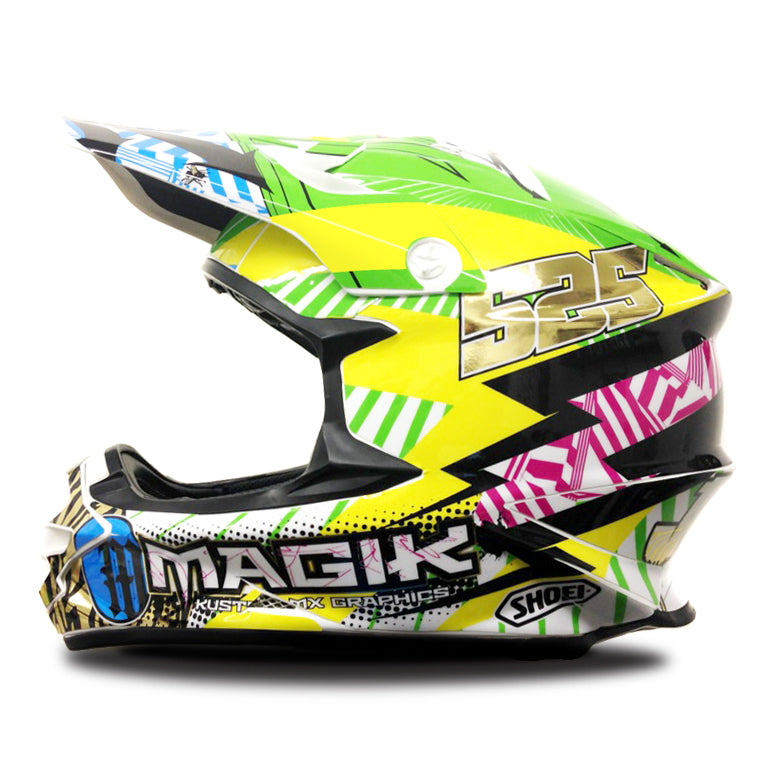 Wreckless Helmet Graphic Kit – Magik Graphics