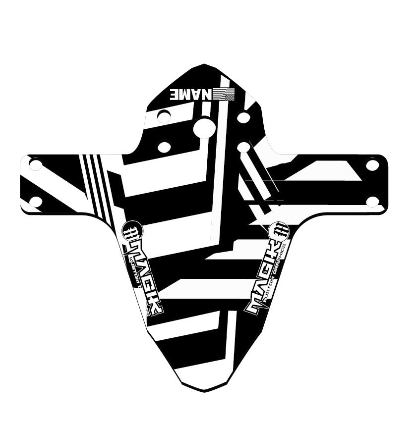 MTB Fender w/ Abstraction Wrap – Magik Graphics